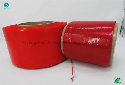 China Glue Thickness Paper Core 152m Big Size 5mm Tear Tape Red Color for sale