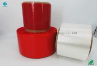 China Glue Thickness Paper Core 152m Big Size 5mm Tear Tape Red Color for sale