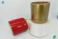 China Permanent Self - Sticky Tear Strip Tape 152mm Size Red / Clear / Gold Color for sale