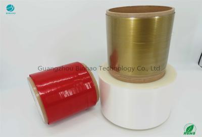China Permanent Self - Sticky Tear Strip Tape 152mm Size Red / Clear / Gold Color for sale