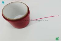 China Smooth Appearance Tear Strip Tape Red Colour Printing 152mm Core for sale