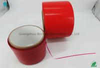 China Smooth Appearance Tear Strip Tape Red Colour Printing 152mm Core for sale
