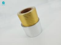 China Eco Friendly Embossed Logo Aluminum Foil Paper For Cigarette Inner Packaging for sale