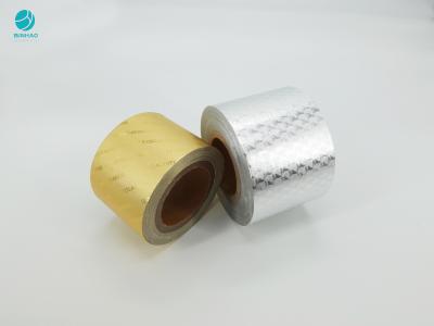China Eco Friendly Embossed Logo Aluminum Foil Paper For Cigarette Inner Packaging for sale