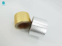 China Custom Pattern Embossing 58gsm Aluminum Foil Paper For Cigarette Package for sale