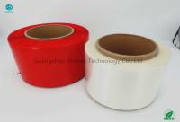 China Tear Tape MOPP Materials Easy Colour Red 5mm Width 152mm Inner Core for sale