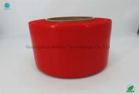 China Tear Tape MOPP Materials Easy Colour Red 5mm Width 152mm Inner Core for sale
