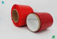 China Tear Tape MOPP Materials Easy Colour Red 5mm Width 152mm Inner Core for sale