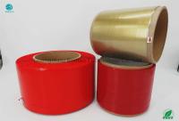 China Tear Tape MOPP Materials Easy Colour Red 5mm Width 152mm Inner Core for sale