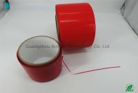 China Tear Strip Tape No Sound 152mm Big Red Color For Express Delivery Bag for sale