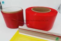 China Tear Strip Tape No Sound 152mm Big Red Color For Express Delivery Bag for sale