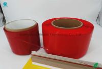 China Tear Strip Tape No Sound 152mm Big Red Color For Express Delivery Bag for sale