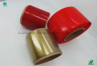 China Red 26 Micron Thickness 5mm Tear Strip Tape Big Bobbin Type for sale