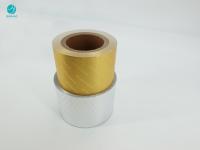 China Hot Stamping Embossing 8011 Aluminum Foil Paper For Cigarette Packaging for sale