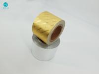 China Food Grade Composite Golden Silvery Aluminum Foil Cigarette Packaging Paper for sale