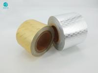 China Food Grade Composite Golden Silvery Aluminum Foil Cigarette Packaging Paper for sale