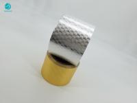 China Food Grade Composite Golden Silvery Aluminum Foil Cigarette Packaging Paper for sale