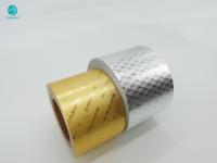 China Food Grade Composite Golden Silvery Aluminum Foil Cigarette Packaging Paper for sale