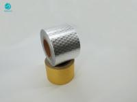China Bright Gold Silver Cigarette Package Aluminium Foil Paper With Custom Design for sale