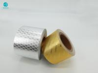 China Bright Gold Silver Cigarette Package Aluminium Foil Paper With Custom Design for sale