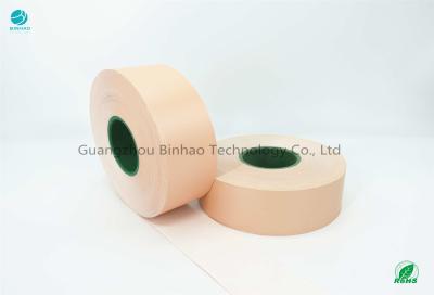China Pink Surface Gloss Oil Tipping Paper Cigarette Packing Wood Pulp Porosity 300cu for sale