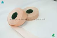 China Pink Surface Gloss Oil Tipping Paper Cigarette Packing Wood Pulp Porosity 300cu for sale