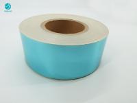 China Decorative Light Glossy Blue Cardboard Inner Frame Paper For Cigarette Packing for sale