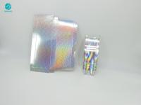 China Holographic Silvery Surface Paper Cardboard For Cigarette Tobacco Case Package for sale