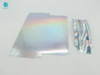 China Holographic Silvery Surface Paper Cardboard For Cigarette Tobacco Case Package for sale