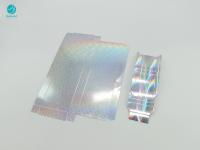 China Disposable Cigarette Tobacco Package Case Cardboard Box With Silvery Surface for sale