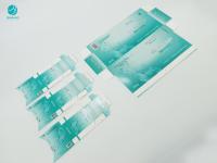 China Decorative Green Cardboard Package Paper Cases For Cigarette Tobacco Products for sale