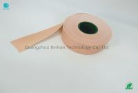 China Tobacco Filter Paper White Surface With Lip Release Pink Color Bulk 1.22cm3/G for sale