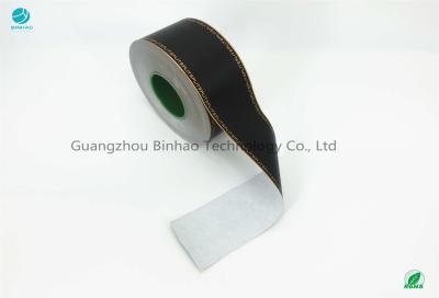China Double black color coating 70mm size Tobacco Filter Paper Wrapping materials for sale