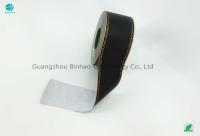 China Double black color coating 70mm size Tobacco Filter Paper Wrapping materials for sale
