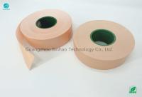 China Tobacco Filter Paper High Smoothness Opacity ≥78% pink color ink pearl oil coating for sale