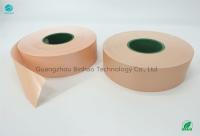 China Tobacco Filter Paper High Smoothness Opacity ≥78% pink color ink pearl oil coating for sale