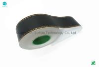 China Black Color Surface Gloss Oil Tipping Paper Cigarette Packing Materials 70mm Size for sale