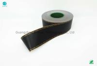China Black Color Surface Gloss Oil Tipping Paper Cigarette Packing Materials 70mm Size for sale