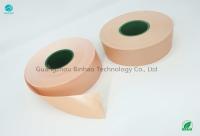 China Tobacco Filter Paper Humidity +3%  Pearl Oil Surface Printing Coating Pink Color for sale