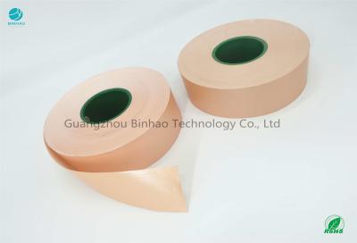 China Tobacco Filter Paper Humidity +3%  Pearl Oil Surface Printing Coating Pink Color for sale