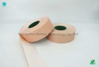 China Tobacco Filter Paper Humidity +3%  Pearl Oil Surface Printing Coating Pink Color for sale