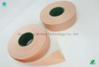 China Tobacco Filter Paper Humidity +3%  Pearl Oil Surface Printing Coating Pink Color for sale