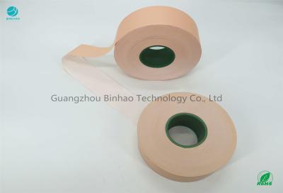 China Tobacco Filter Paper Package Materials Tipping Paper Pink Coating Inner Core 66mm for sale