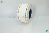 China Tobacco Filter Paper Foil Stamping Paper Thickness 36gsm Gold Line for sale