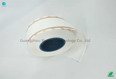 China Tobacco Filter Paper Excellent Optical Gold Shine Gilding 75% Glossy for sale