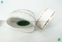 China Tobacco Filter Paper Core 66mm Size Smooth Ink Printing Gold Line for sale