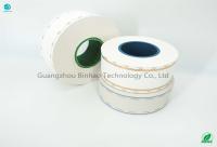 China Tipping Paper Cigarette Rod Wrapping Color Consistency Length 3000m for sale