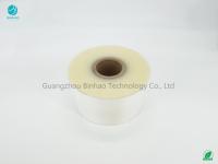 China Tobacco Packing Materials Boxes Wrapping BOPP Film Heat Sealable 21 Micron for sale