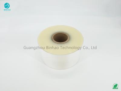 China Tobacco Packing Materials Boxes Wrapping BOPP Film Heat Sealable 21 Micron for sale
