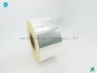 China Cigarette Packed Materials 2500m Long BOPP Clear Type BOPP Film Roll for sale